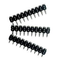 China Smooth Cold Galvanizing Gas Nails For Building Construction Flat Head Type Steel Concrete row nails for sale