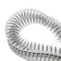 China Strength Coarse Thread Carbon Steel Drywall Chain Belt Screw With Phillips Drive For Standard Guns for sale