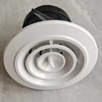 China Secure Snap On Modern Plastic Round Ceiling Vent Covers Prevent Insect / Debris Entry for sale