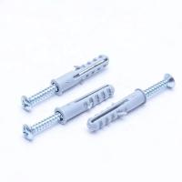 China PE Nylon Capacity Mating Plastic Anchor And Screw Standards For Secure Installations for sale