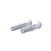 China Load Capacity Plastic Expansion Anchor Screw Weather Resistant With Inner Nail Concrete Wall Plugs for sale