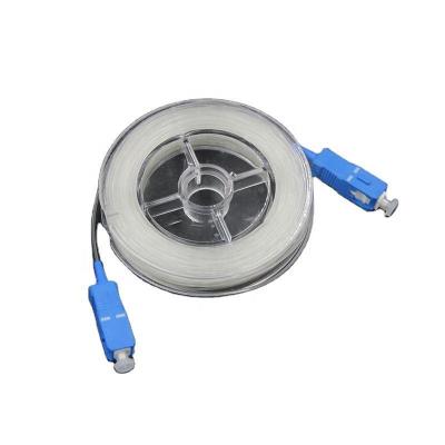 China Transparent FTTH Adhesive Invisible Fiber Optic Cable G652D G657A1 G657A2 G657B3 G655 for sale