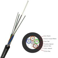 China FRP Loose Tube Fiber Optic Cable 12 Core GYFTY PE / LSZH Fiber Optic Cable for sale