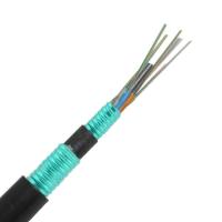 China Custom Length 144 Cores Armored Fiber Optic Cable GYTS53 Direct Buried Fiber Cable for sale