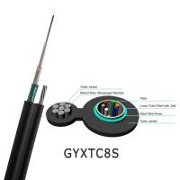 China GYXTC8S Fiber Optic Outdoor Cable Central Tube Self Support Armored Aerial cable for sale