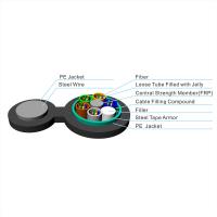 China Stranded Fiber Optic Cable Loose Tube GYTC8S Fiber Optic Cable 2 Core-144 Core for sale