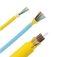 China Small Diameter Multi Core Micro Fiber Cable 9.0mm SM Fiber Optic Breakout Cable for sale