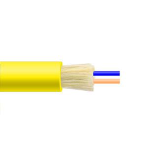 China Flame Retardant Round Duplex Fiber Optic Patch Cable For High Density Data Center for sale