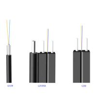 China 100N 200N 1-4 Core FTTH Drop Fiber Optic Cable G.657A1 Bend Insensitive LSZH Sheath for sale