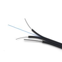 China Single Mode G657A1 FTTH Drop Cable 1km 2km 3km Plywood Drum for sale