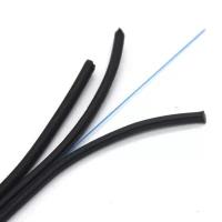 China Self Support Structure FTTH Flat Drop Cable G652D G657A Steel Fiber Optic Wire for sale