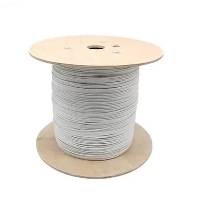 China Self Supporting Fiber Drop Wire 2 Core 2 4 6 Core LSZH Jacket G657A1 Fiber Cable for sale