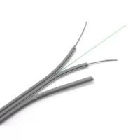 China GJXH GJXFH FTTH Drop Fiber Optic Cable 2 Core G657A Wire Novel Flute Design for sale