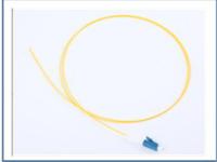 China ISO Standard Lightweight Optical Fiber Patch Cord Pigtail LC / UPC Low Back Reflection for sale