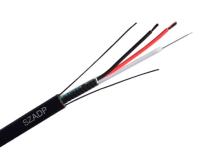 China Singlemode Direct Buried Copper Fiber Composite Cable 4 6 8 12 Core Custom Length for sale