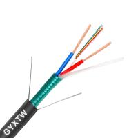 China Waterproof Photoelectric Composite Fiber Optic Cable GYXTW 4 6 8 12 Core ISO Approved for sale
