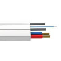 China SingleMode 12 Core Hybrid Optoelectronic Composite Cable G652D PVC Sheathed 2kilometer for sale