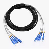 China 2 Core - 6 Core Military Fiber Optic Cable G657A1 UV Resistant Customizable Length for sale
