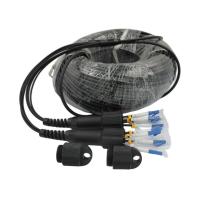 China LSZH Jacket Armored Military Optical Cable Tactical Fiber Cable 3.0mm LC To LC for sale