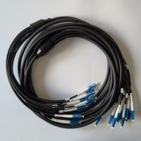 China LSZH Jacket Armored Military Optical Cable Tactical Fiber Cable 3.0mm LC To LC for sale