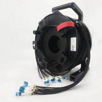 China OEM Retractable Tactical Fiber Optic Cable 100m 200m 500m Armored Patch Cord for sale