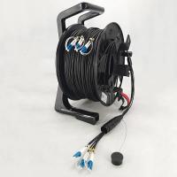 China OEM Retractable Tactical Fiber Optic Cable 100m 200m 500m Armored Patch Cord for sale
