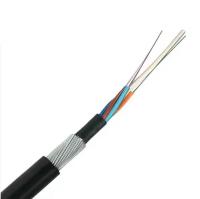 China PE Sheath 6 Core - 24 Core Armored Optical Cable Single Mode GYXTW GYTS GYTA53 for sale