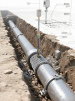 China Multimode Geographical Armored Optical Cable For Underground Pipeline Monitoring for sale