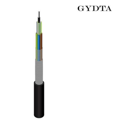 China PE Sheath Stranded Layer Armored Ribbon Fiber Cable GYDTA 24 Core -384 Core for sale