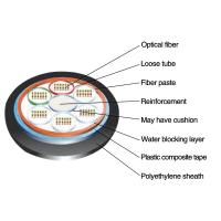 China PE Sheath Stranded Layer Armored Ribbon Fiber Cable GYDTA 24 Core -384 Core for sale