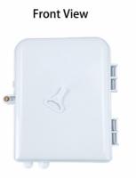 China Grey Fiber Optic Distribution Box 48 Ports ABS FTTH Fiber Termination Box for sale