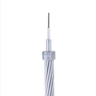 China Overhead Central Loose Tube Fiber Optic Cable 20.0mm OPGW Fiber Optic Ground Wire for sale