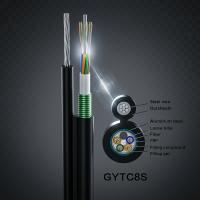 China 36 Cores Self Support Armoured Network Cable GYTC8S Fiber Optic Cable Outdoor Use for sale