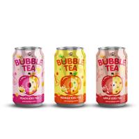 China Popping Boba Mango Flavor popping boba fruit tea 320ml 2024 Hot sale drink for distributor for sale