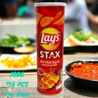 China Bulk Purchase Opportunity: Lay's Stax Hot Chili Squid 100g x 16 at Competitive Wholesale Prices for International Retail for sale