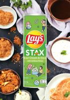 China Stack Up Flavor with Lay's Stax Sour Cream & Onion - 100g - Wholesale Asian Snack for sale