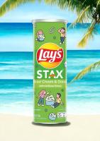 China Stack Up Flavor with Lay's Stax Sour Cream & Onion - 100g - Wholesale Asian Snack for sale
