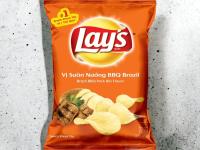 China Bulk Purchase: Lay's Brazil BBQ Pork Rib Flavor Chips - 58g (100 Pack Case) for Wholesale and Retail Sales for sale