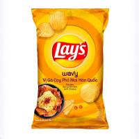 China Wholesale/Retail Case: 160 x 28g Packs of Lay's Korean Spicy Chicken with Cheese Flavor Chips for sale