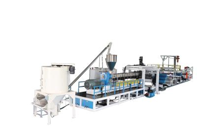 China Eco Friendly PVC Sheet Edge Banding Extrusion Line PLC Automatic Control for sale
