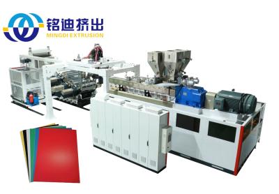 China Twin Screw PET Sheet Extrusion Line Max Width 1550mm Thickness 0.05-2.5mm for sale