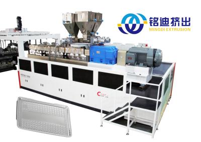 China Plastic PET ABS Sheet Extrusion Line , Thick Board Production Line Single Screw for sale