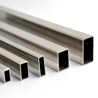 China Stainless Steel Rectangular Hollow Tube SS304 316 304L 316L 1.3mm to 150mm for sale