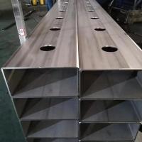 China Welded Stainless Steel Hollow Tube SS304 304L 316 316L Rectangular Pipe Custom Length for sale