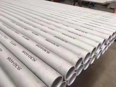 China 304 Stainless Steel Seamless Pipe 0.16-4.0mm Thickness 6000mm Length for Construction Medical for sale