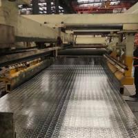 China Diamond Pattern Galvanized Steel Plate 600mm-1800mm For Transportation for sale
