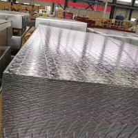 China Diamond Pattern Galvanized Steel Plate 600mm-1800mm For Transportation for sale