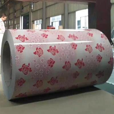 China SPCC 2.0mm*1250mm Patterned PPGI Chromic Acid Surface Treatment For Home Appliances for sale