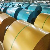 China PPGI 0.7mm x 750mm PE Coated Steel Coils RAL Colors Dry Surface Treatment for sale
