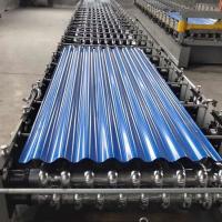 China Galvanized Corrugated Steel Sheet Zinc Coating 50-180g/m² Thickness 0.12-0.8mm for Roofing for sale